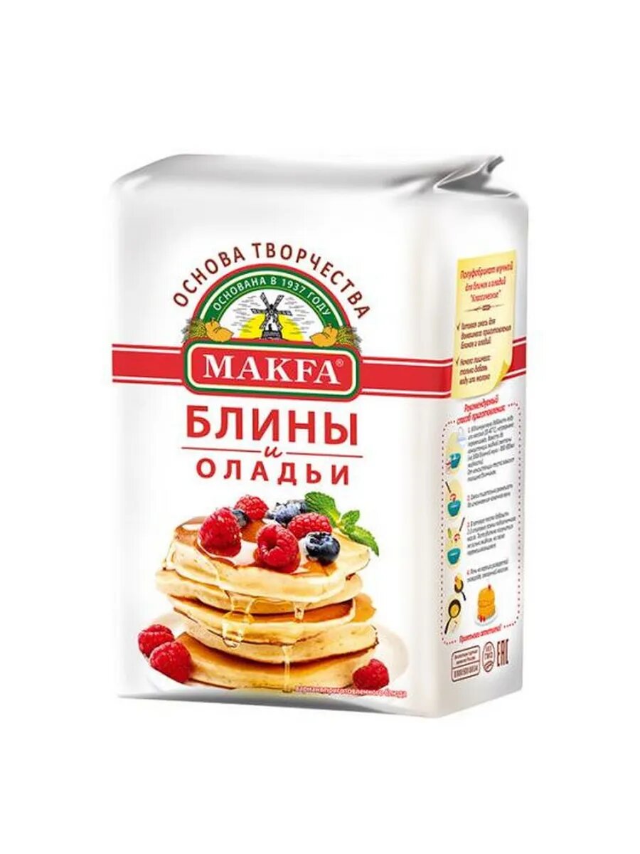 Мучная смесь MAKFA для блинов и оладий, 1 кг