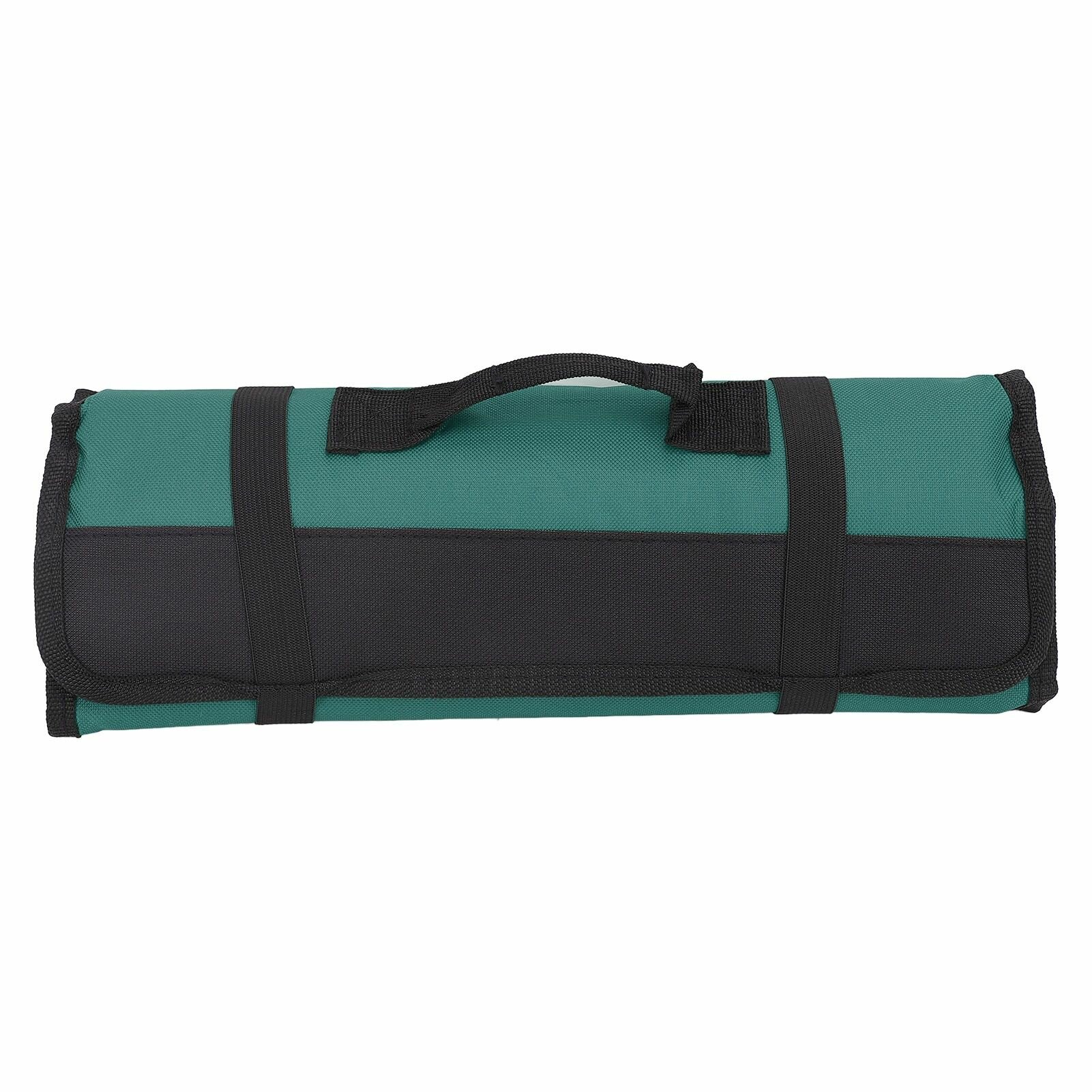 Сумка для поварских ножей на 20 отделений, портативный держатель для столовых приборов, многофункциональный чехол для хранения ножей, подходит для кухни, путешествий, кемпинга, зеленый цвет.