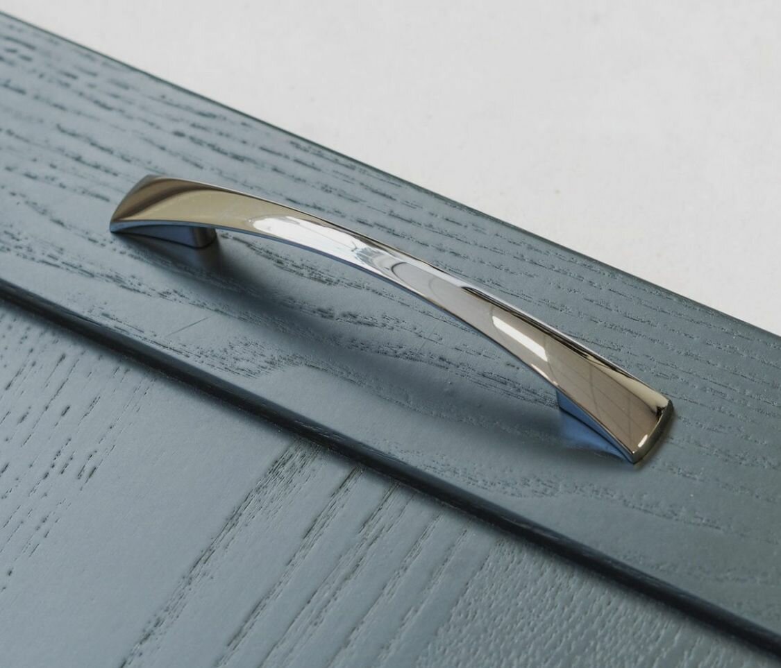 Мебельная ручка 2058 хром 96 мм, 1шт