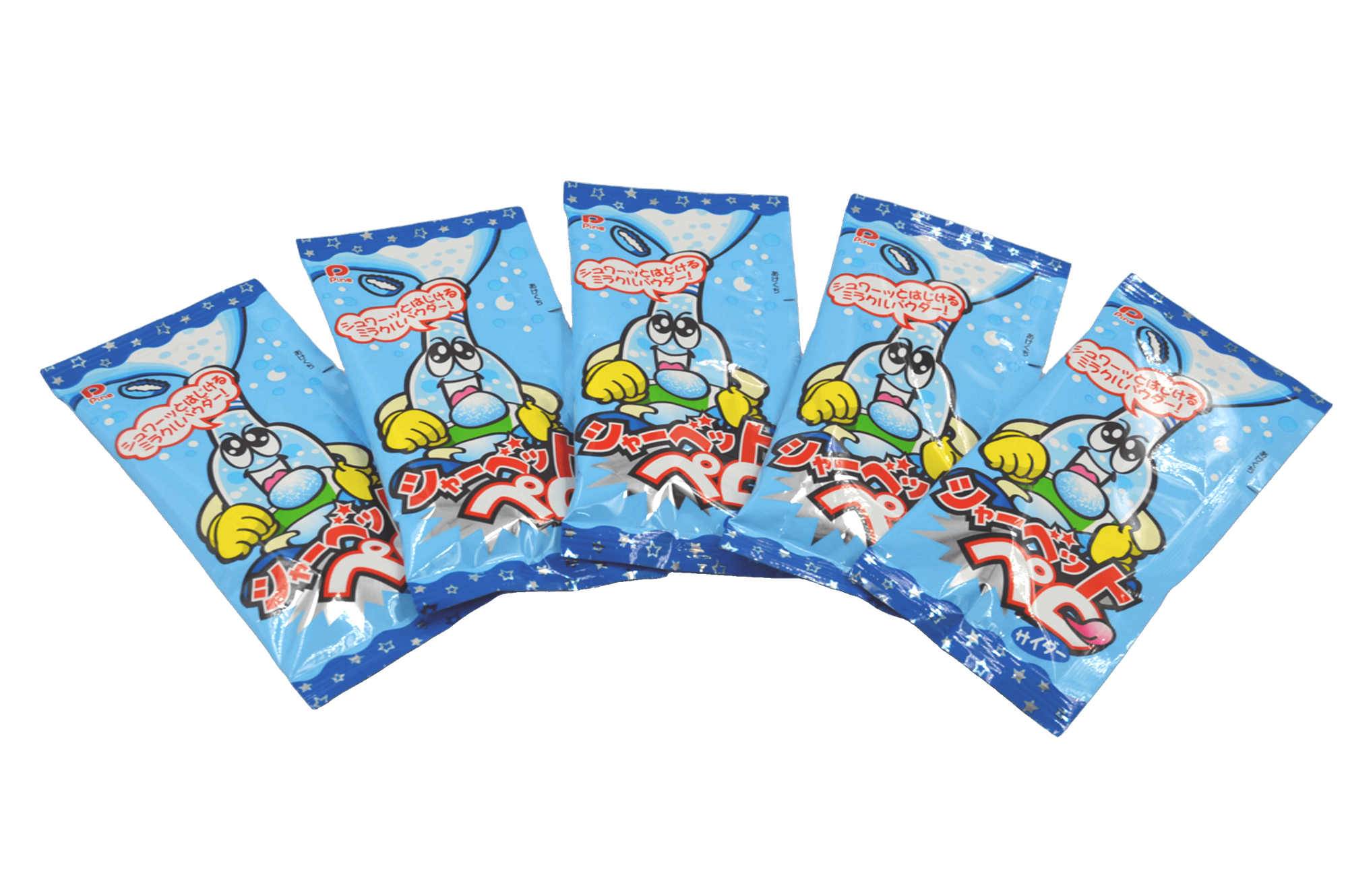 PINE набор Карамель Cider Сandy на палочке Щербетный язык сахар пудр вкус Сидр 5 шт*12 гр.