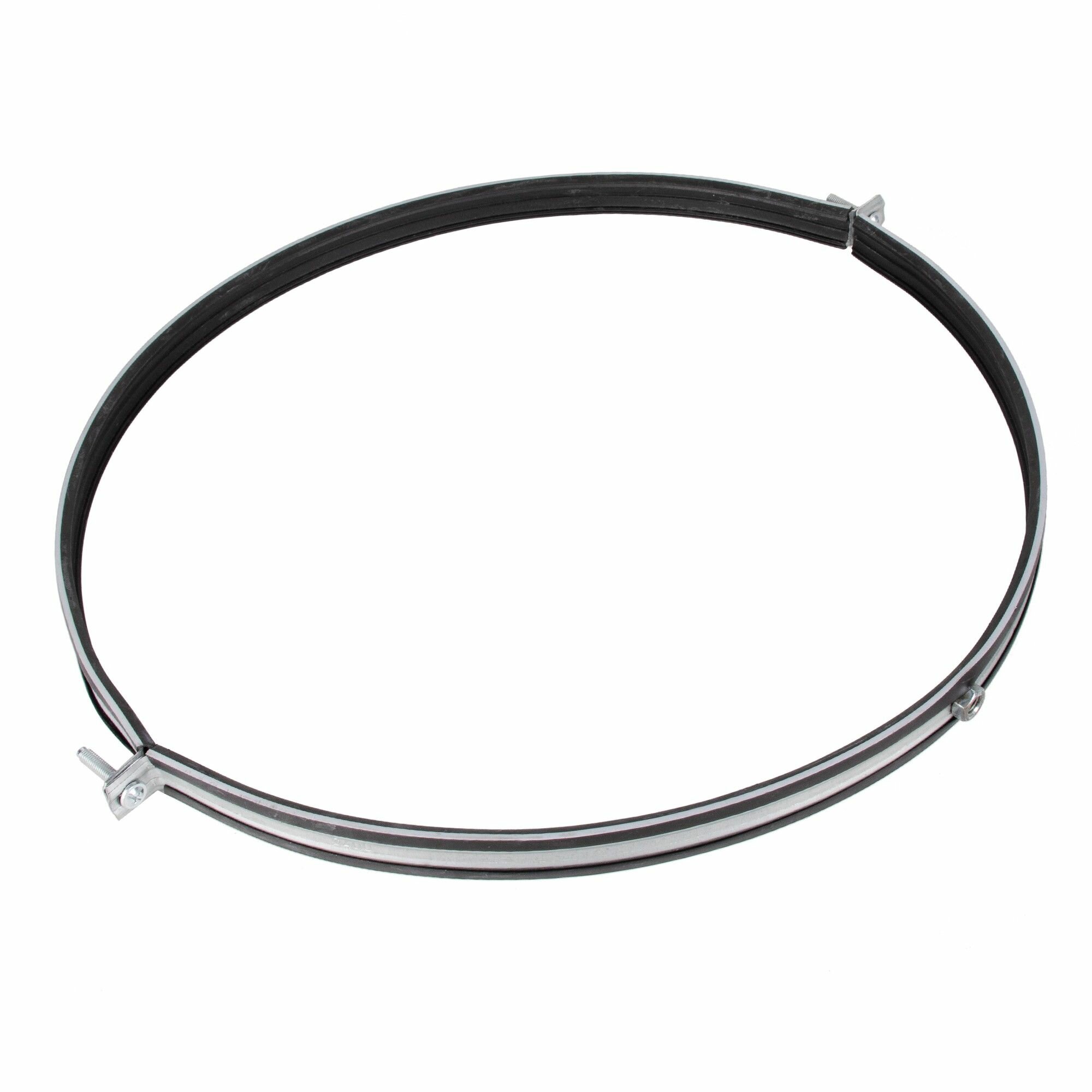 Хомут для воздуховода SHUFT с резиновым профилем 400мм гайка М8