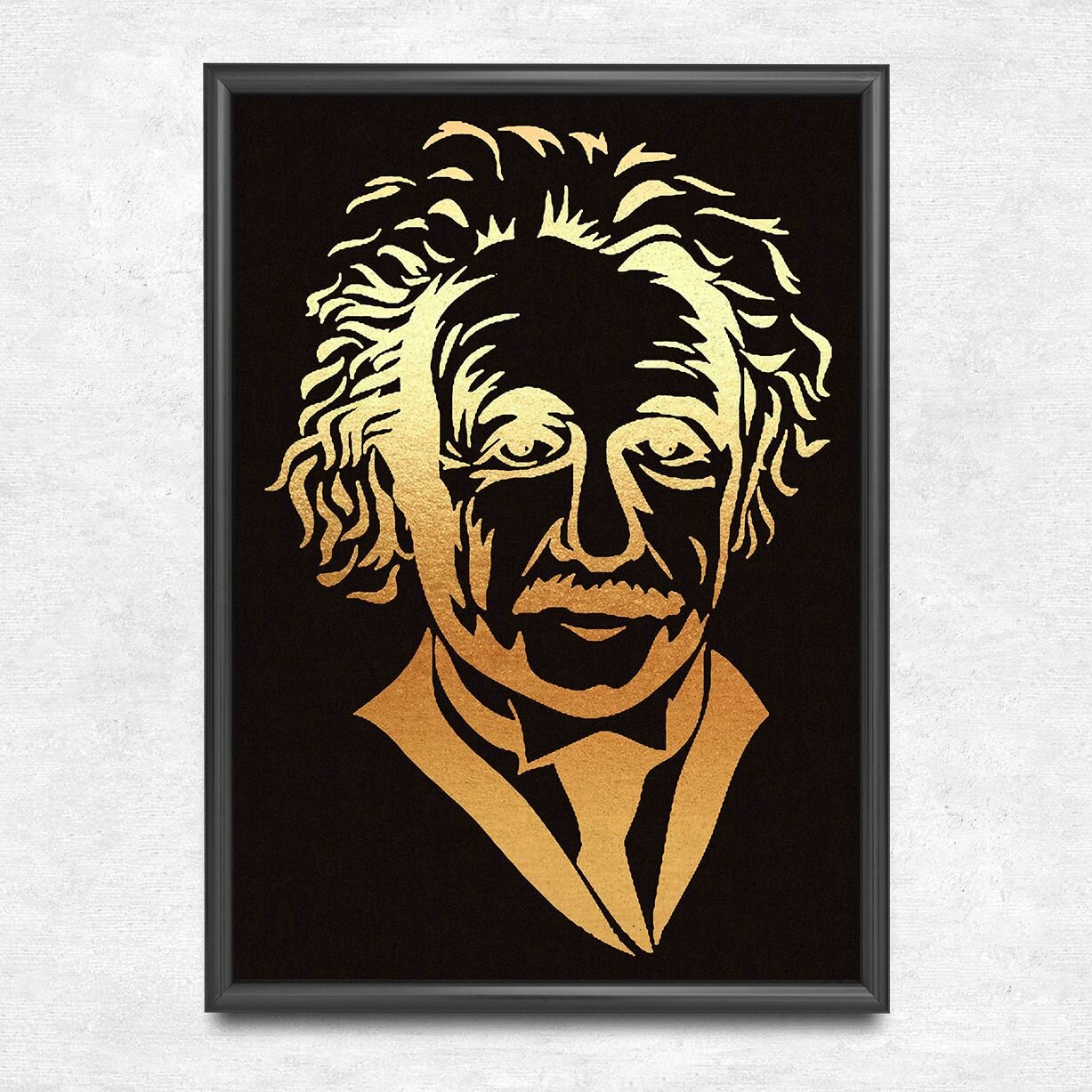 Постер Альберт Эйнштейн / плакат Albert Einstein Декор квартиры, дома, офиса, комнаты