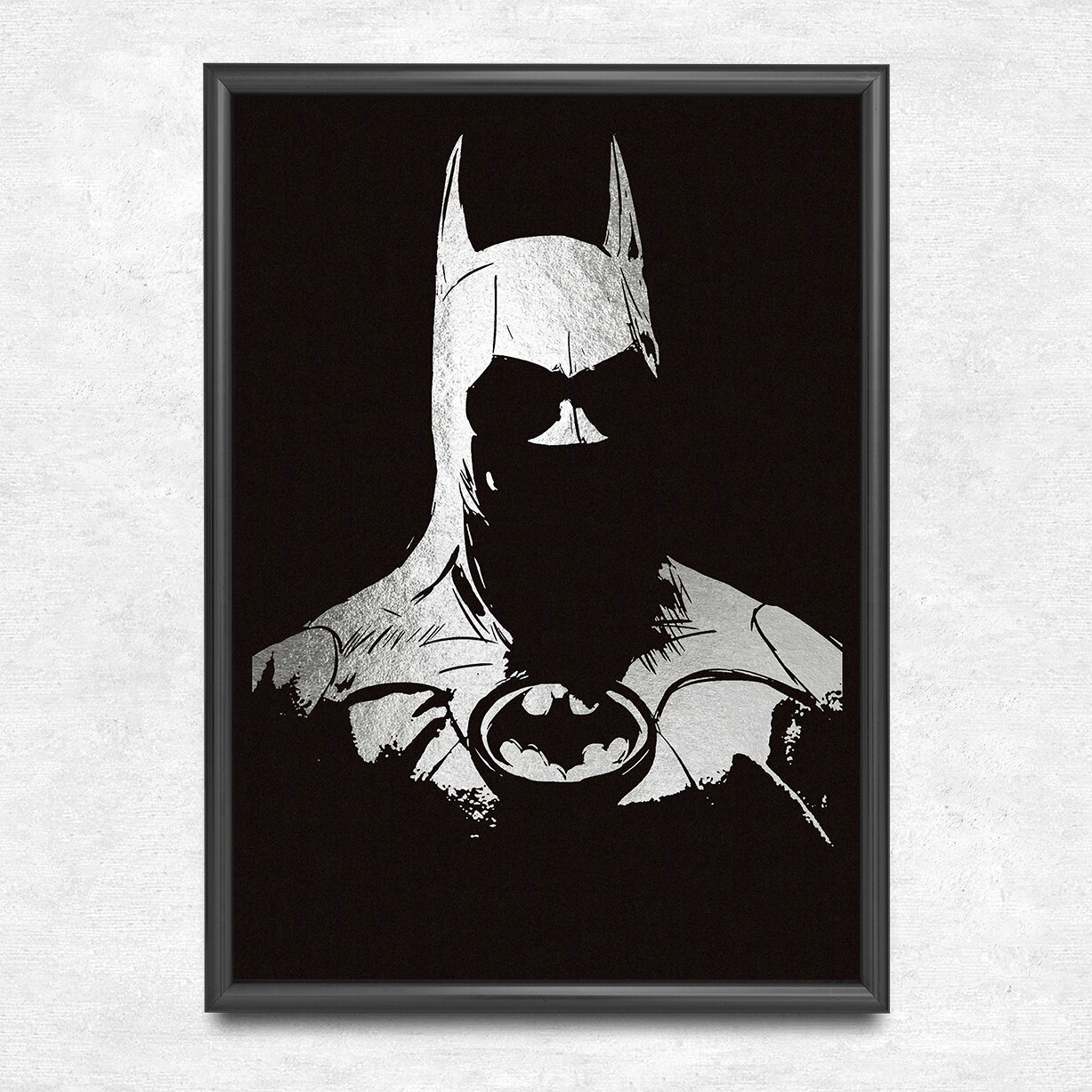 Постер на стену Бэтмен / плакат интерьерный Batman. Бетмен. Темный рыцарь. Супергерой