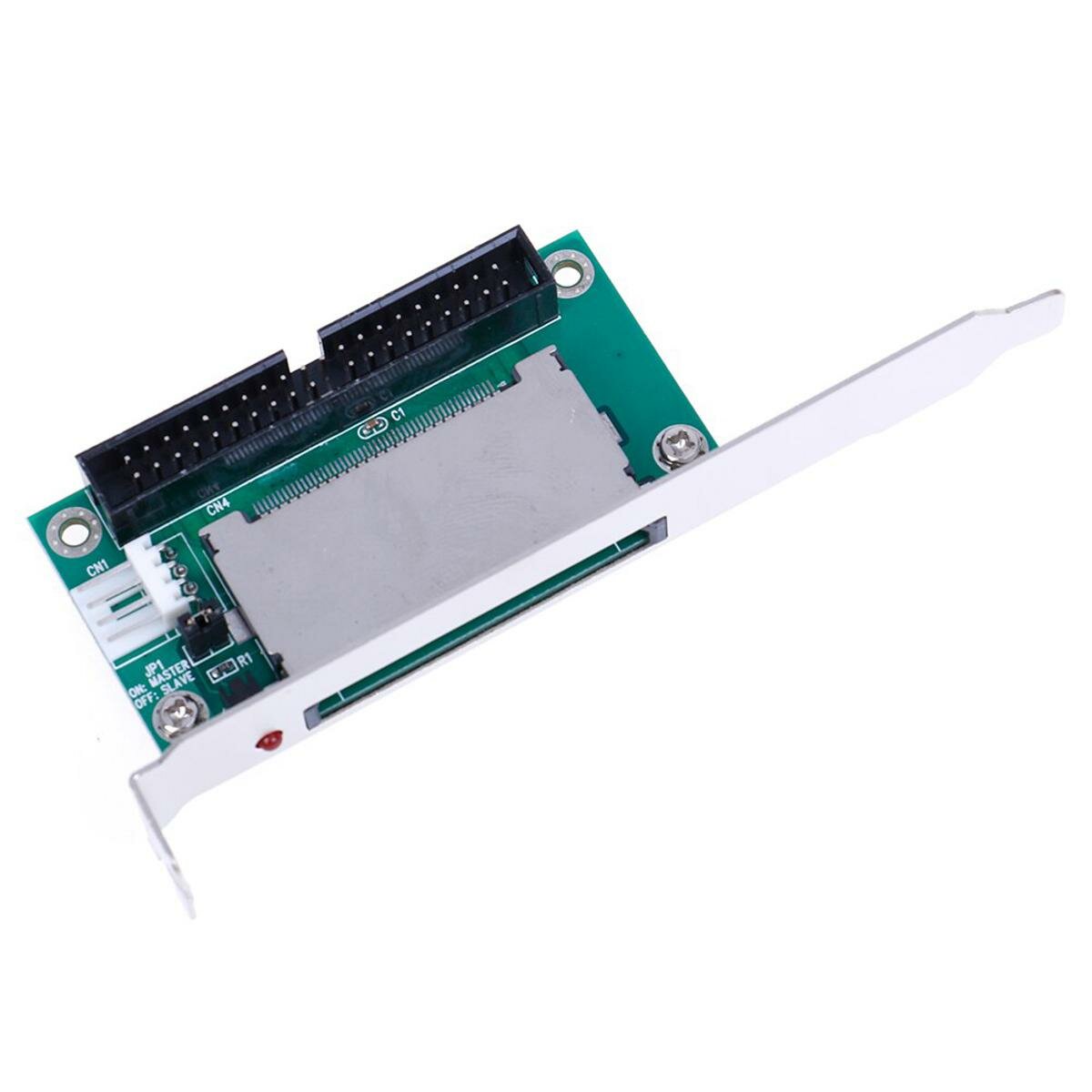 Адаптер-конвертер 40-контактной карты CF Compact Flash в разъем IDE 3.5, задняя панель PCI-кронштейна