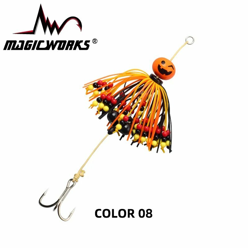 MAGIC WORKS Солнечная лялька металлическая приманка для сома 100г/140г/180г 140g, COLOR 08