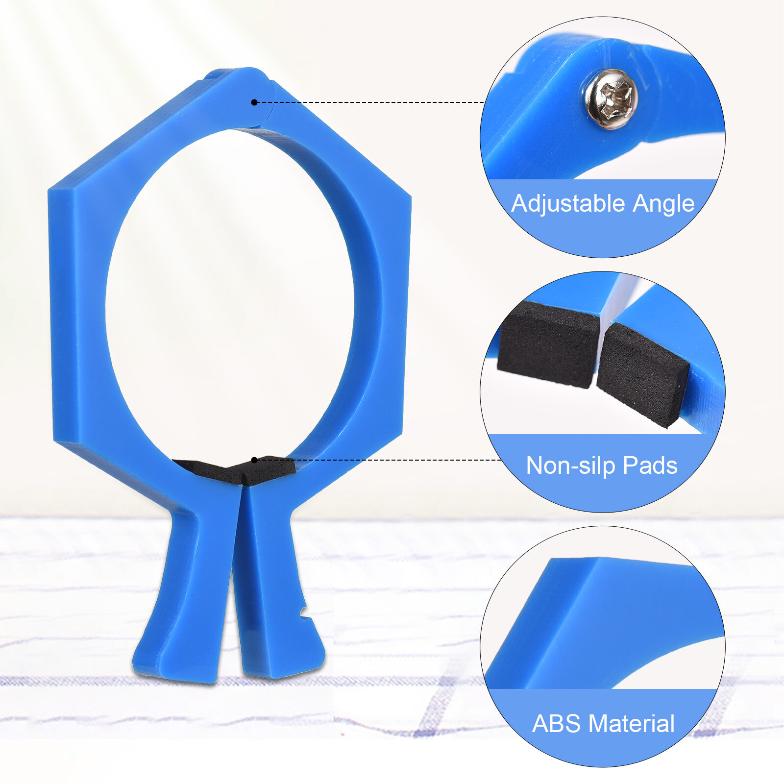 Сублимационный зажим для стакана, нескользящий инструмент для заготовок для сублимации на 20 унций, кружка с регулируемым открытым углом, зажим, рукоятка, принадлежности для термопресса для сублимационной бумаги и стаканов - белый, 3 шт. в упаковке