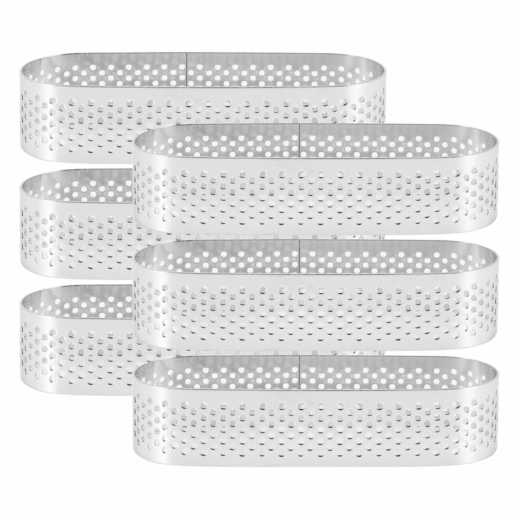 Овальные формы для тарталеток, 6 шт, французский десертный мусс, фруктовый пирог, кольцо для пирога с заварным кремом, форма для торта с заварным кремом