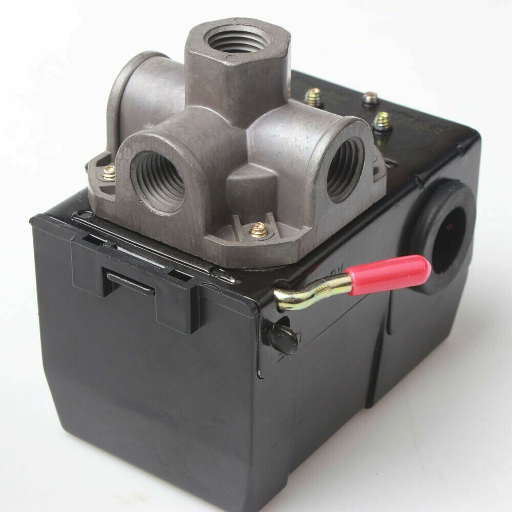 Реле давления компрессора 120 PSI, 4-х портовый разгрузочный клапан включения/выключения