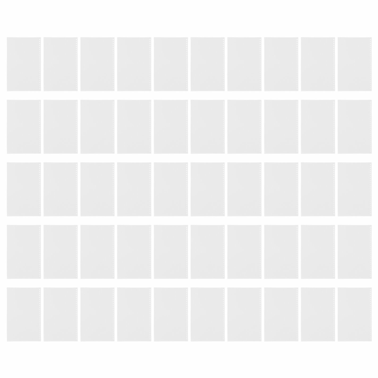 Обложки формата B5, 26 листов, матовые, полупрозрачные, водонепроницаемые, сворачиваемые, из полипропилена, для отчетов и презентаций, 50 штук, белые.