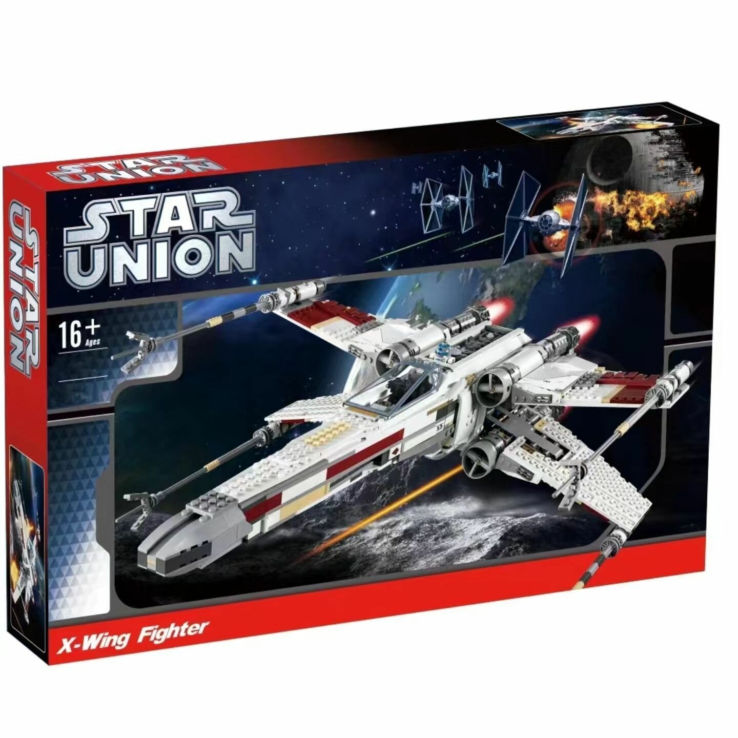 Супергерой, серии " Red Five X-wing Starfighter ", Совместимость X1981 1618PCS+ Строительные блокиподарок на день рожденияРождество