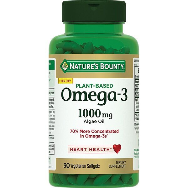 БАД Nature's Bounty Капсулы "Омега-3 из морских водорослей", 30 шт.