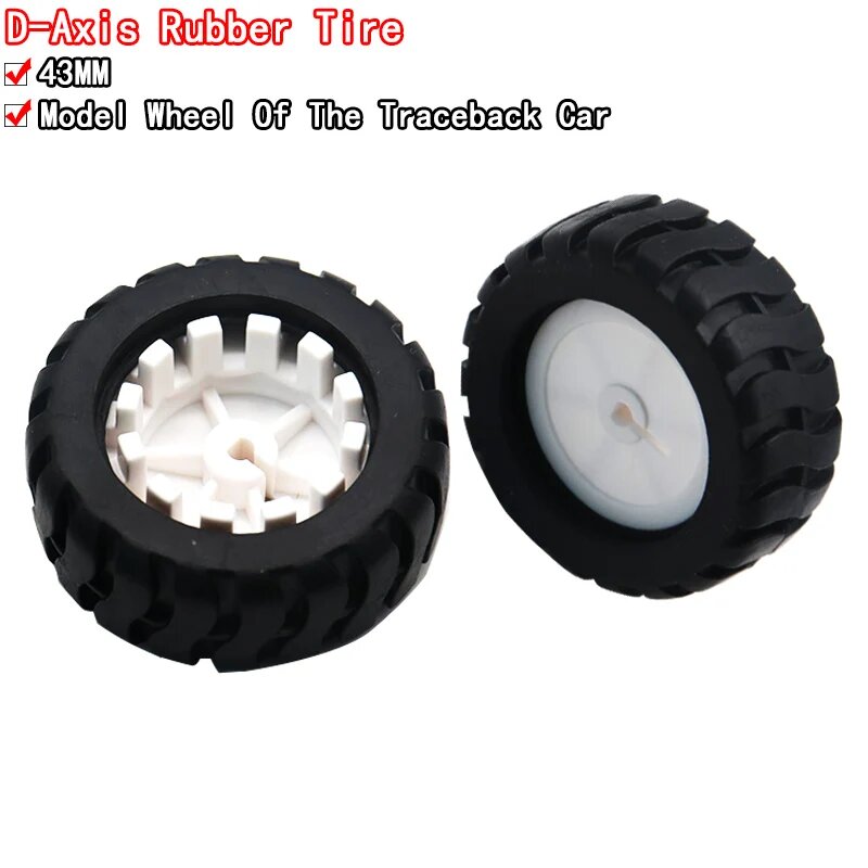 K346 43*19*3 мм резиновое колесо с D-образным отверстием подходит для двигателя N20 D вал шины автомобиль робот DIY игрушки Запчасти