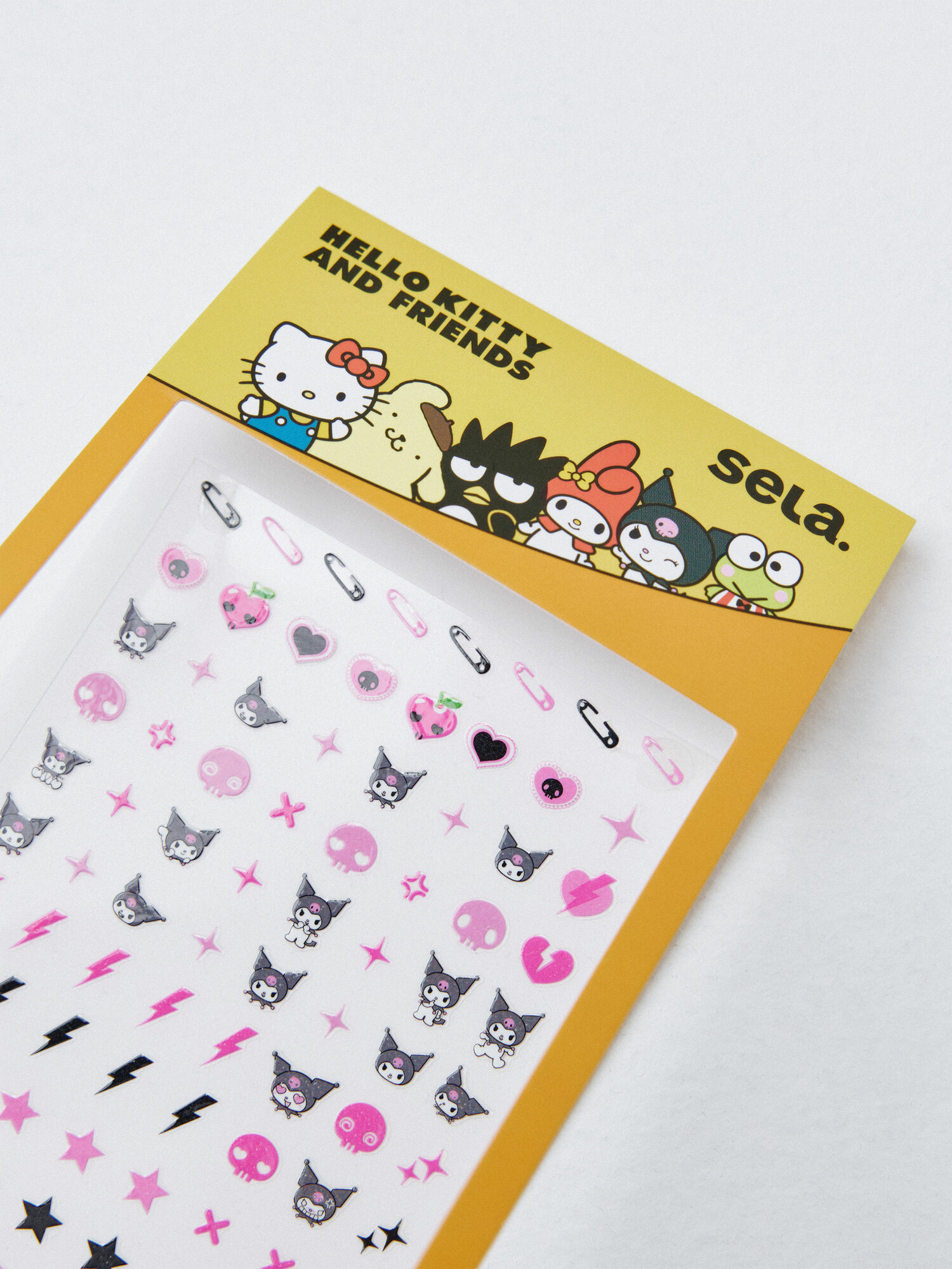 Набор наклеек для ногтей женский_прочие аксессуары_Sela Kids Acs&Socks_Дети_Женский