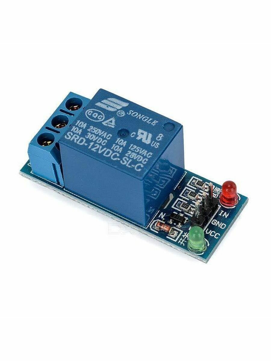 Реле 1-канальное (триггер) 5В, 10А, для микроконтроллеров