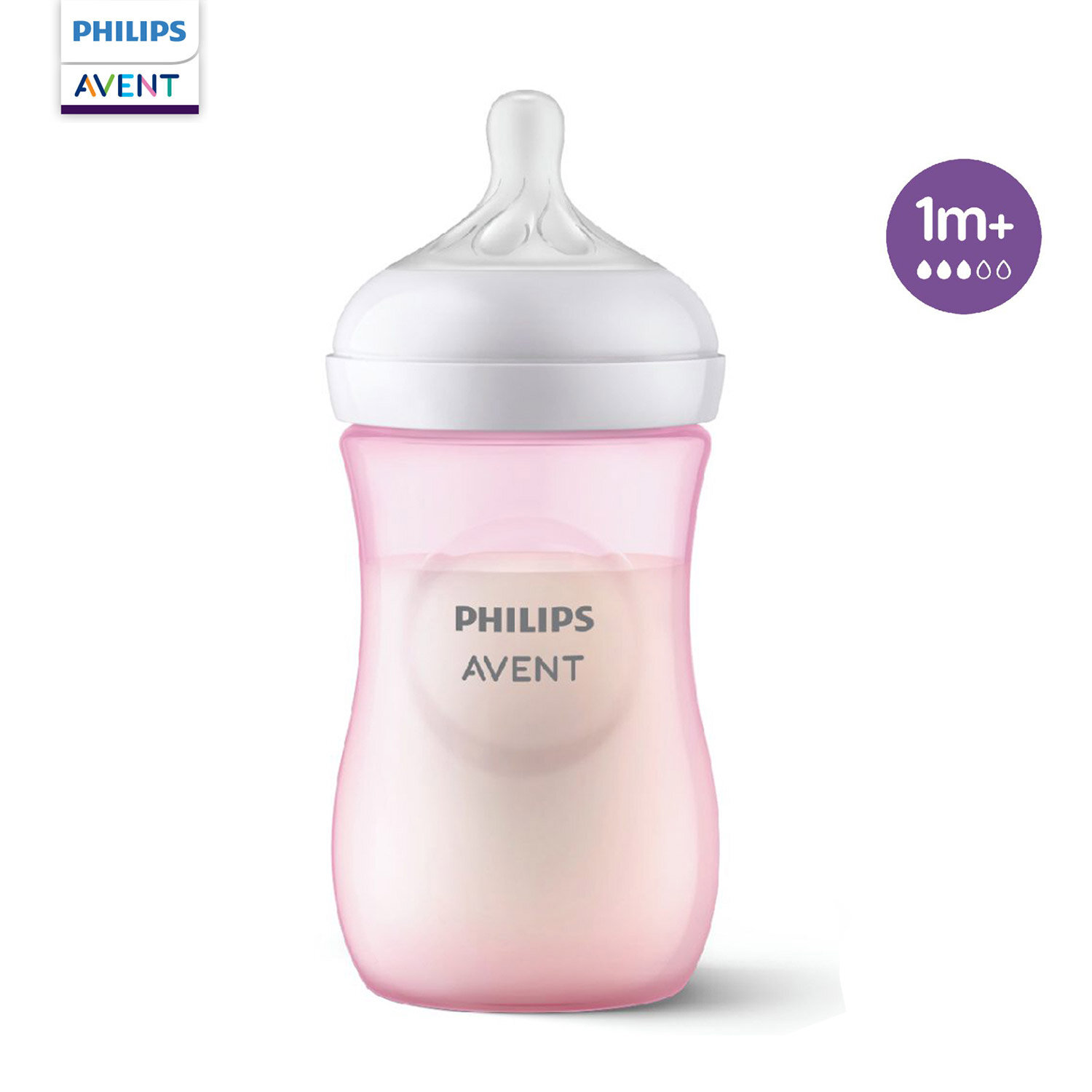 Бутылочка для кормления Philips Avent "Natural Response", пластик, 260 мл