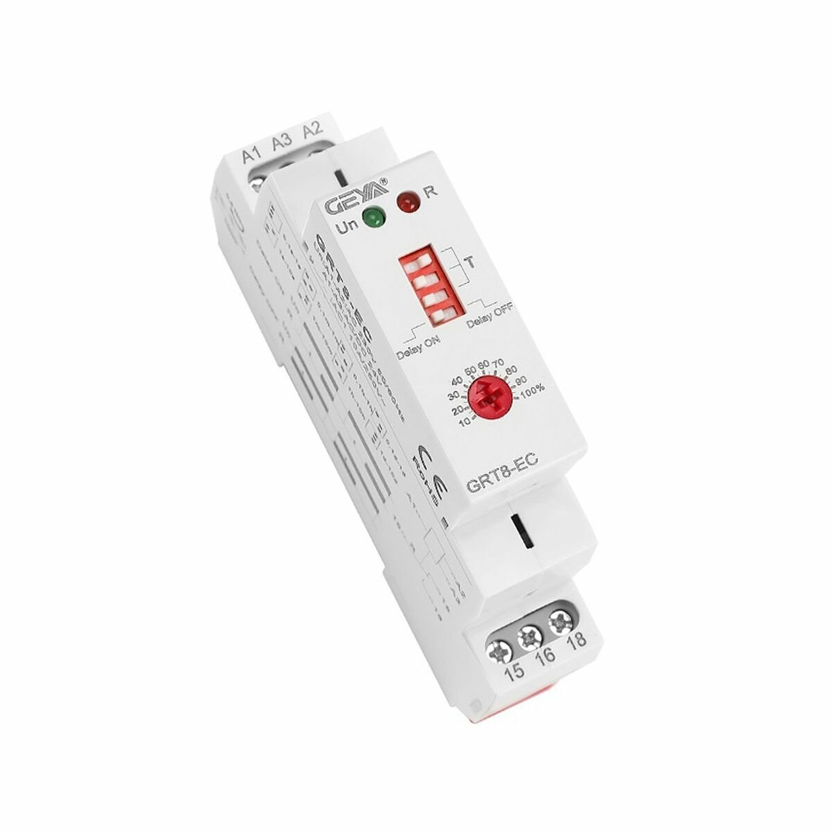 GEYA GRT8-EC 10А двойное реле времени с реле задержки включения-выключения AC220V