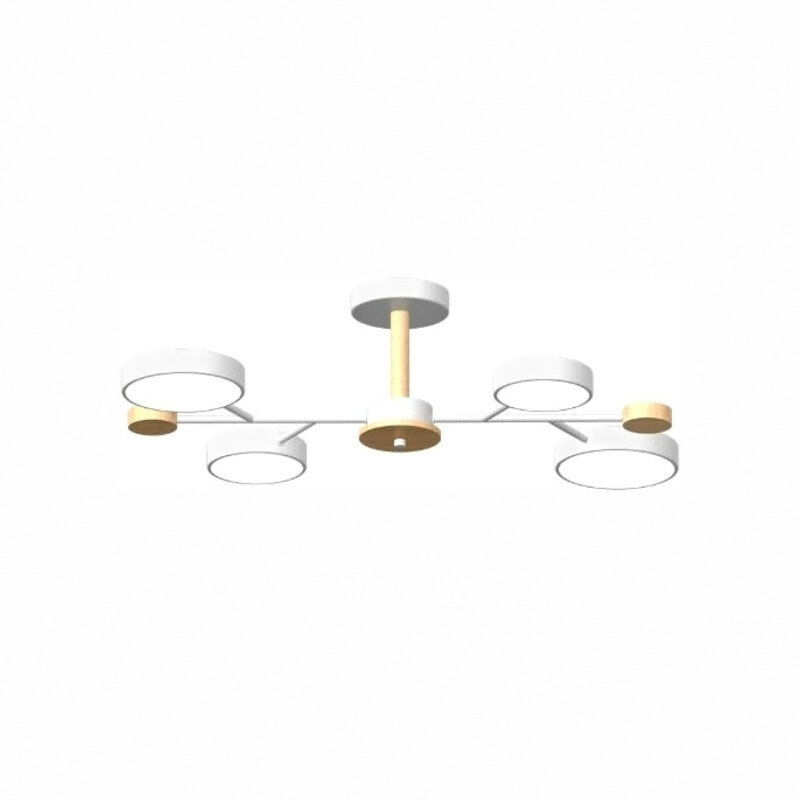 Люстра на штанге LED4U L3213-670 WH