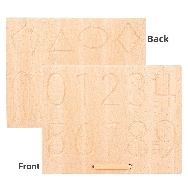 Деревянная азбука и счетный пазл-игра для детей дошкольного возраста, без производителя, разноцветный