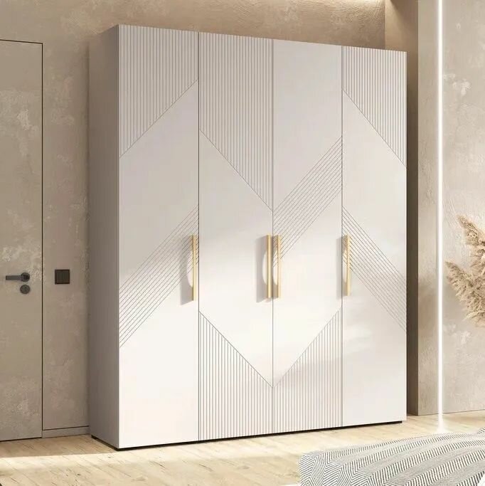 Ирис Шкаф 4-х створчатый 1800 Кашемир/ Кашемир