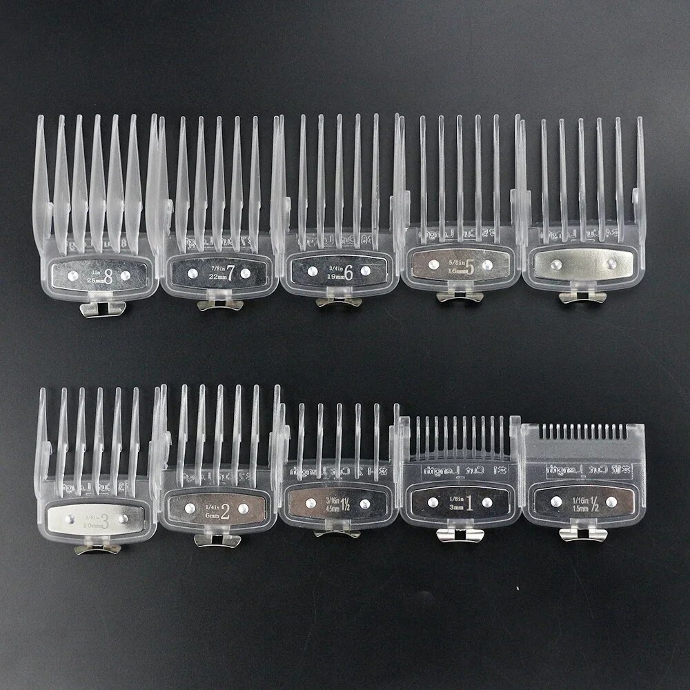 Насадки-гребни для триммера Wahl 8/10 шт. 10Pcs-Transparent