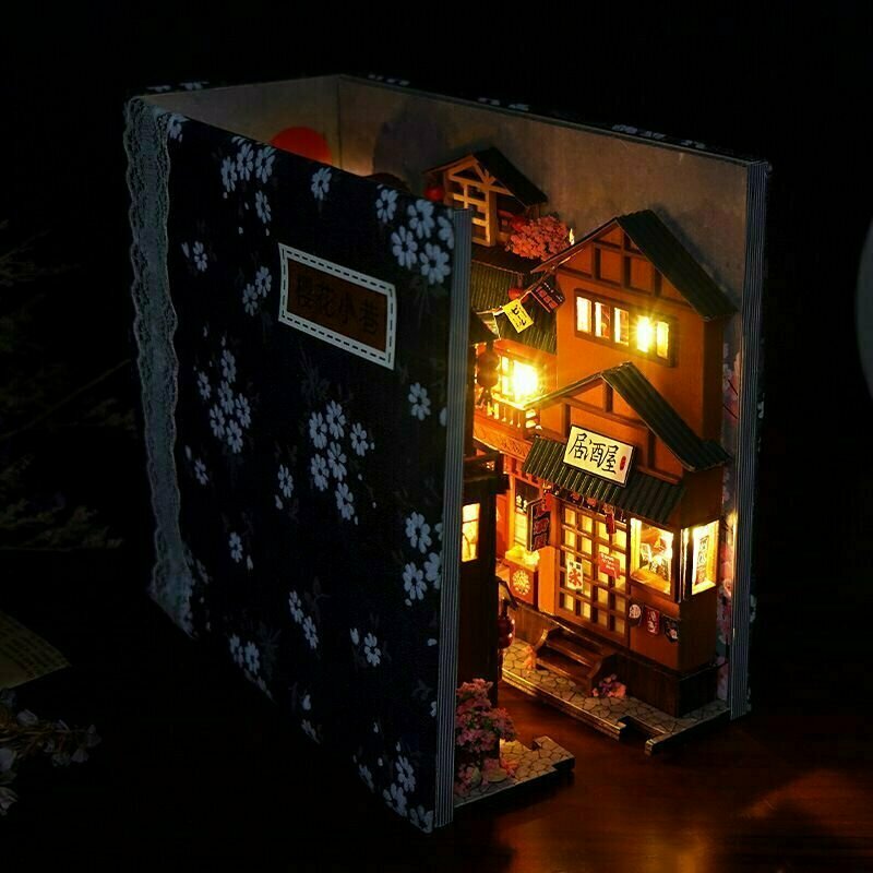 Diy hut 3D трехмерная сборка книга стоячая модель комнаты декомпрессионная игрушка для мальчиков и девочек 520 подарок на День святого Валентина