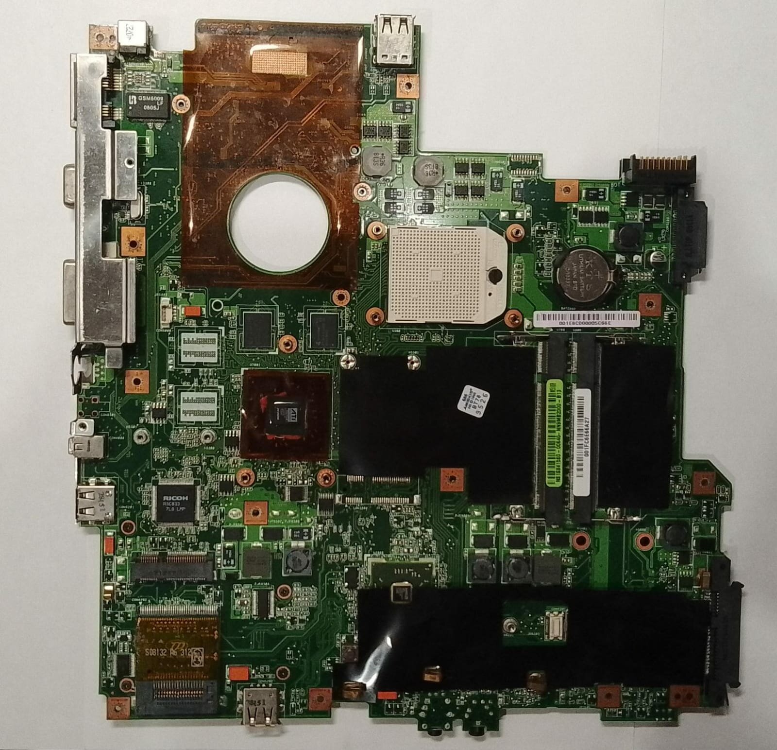 Материнская плата (GX D-VOA 94V-0 2 08 18 CD IC 187G8058C) (Original) ноутбука ASUS (M51K)