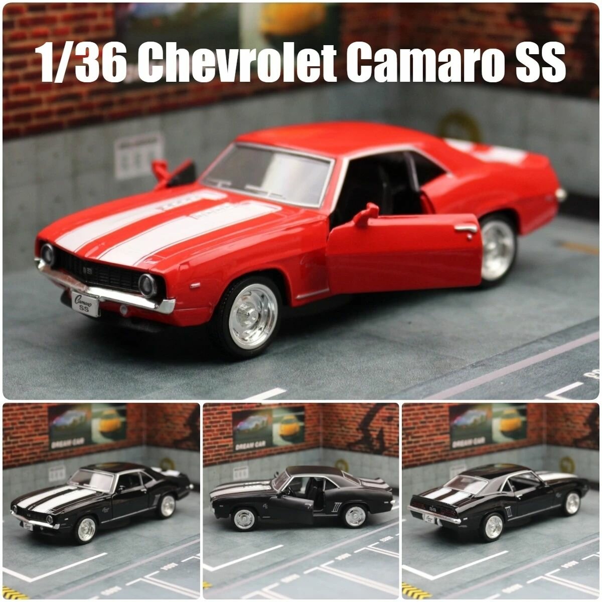 RMZ CiTY DIECAST CAR 1/36 Коллекционная металлическая машина Chevrolet Camaro SS 1969