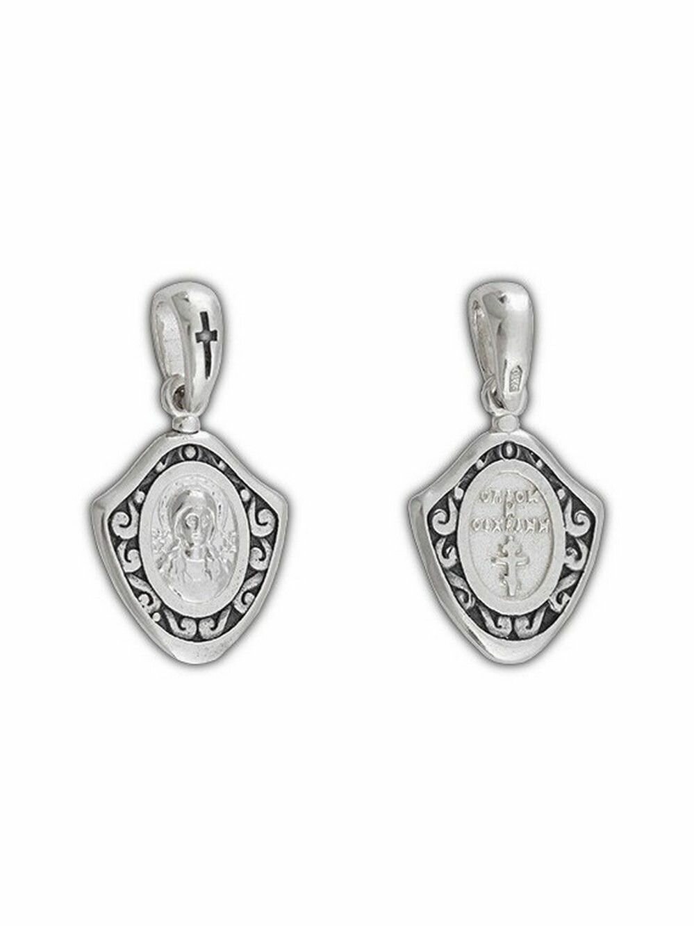 Подвеска, серебро, 925 проба, чернение