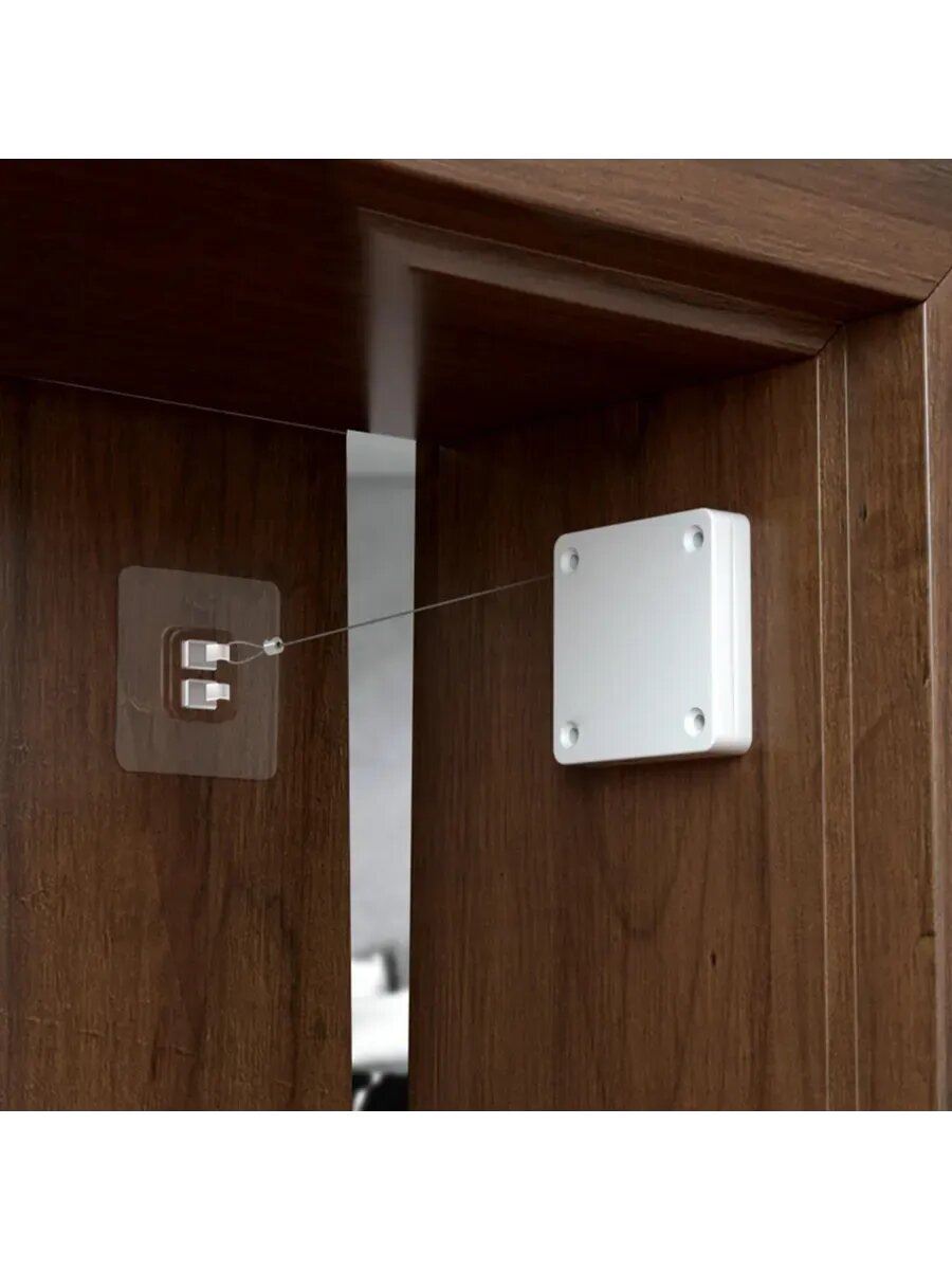 Доводчик дверной для шкафа мебельный, до 20 кг