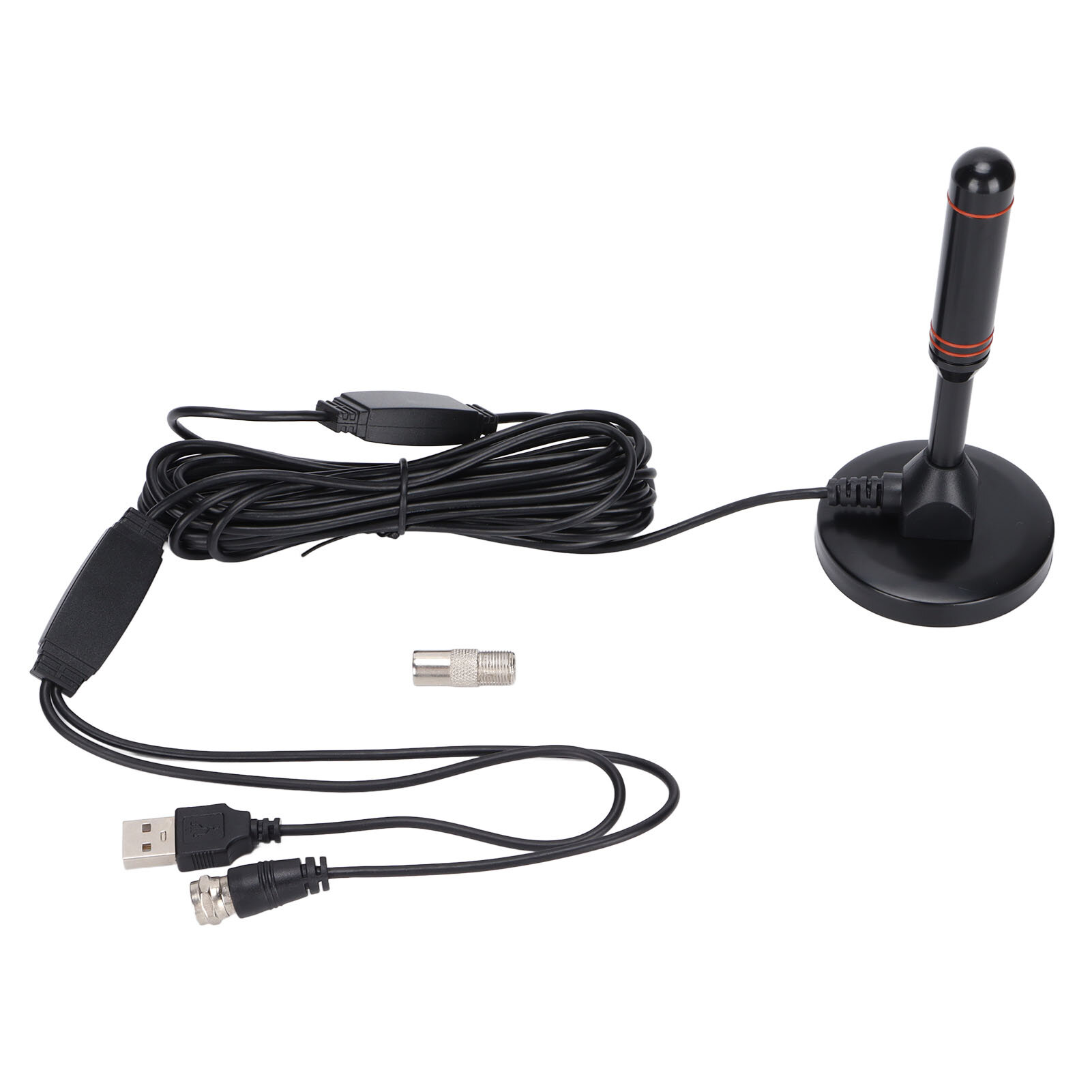 Внутренняя ТВ антенна HD 80 миль, цифровая HDTV антенна с усилителем и магнитным основанием