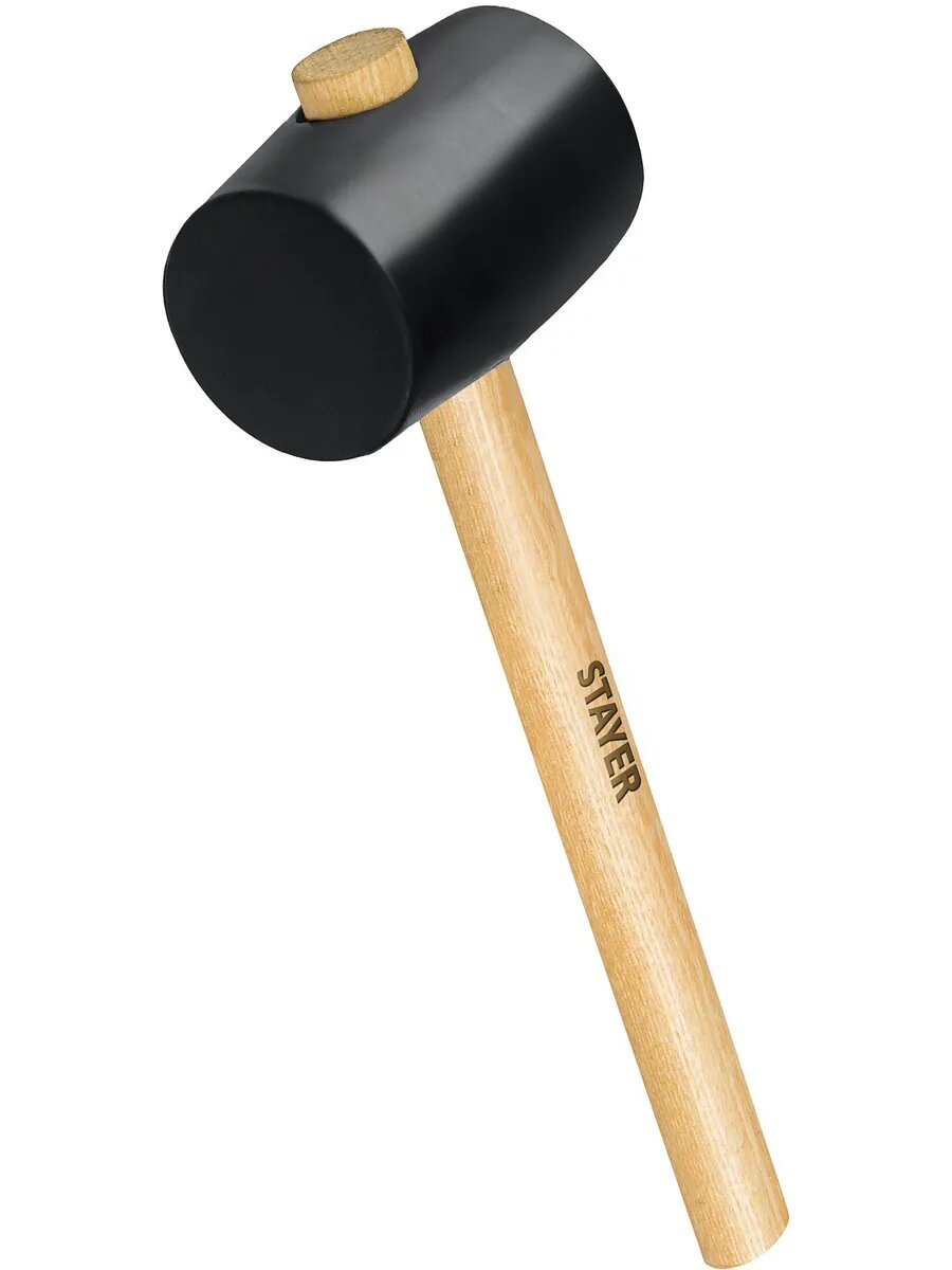 340 г, чёрная резиновая киянка