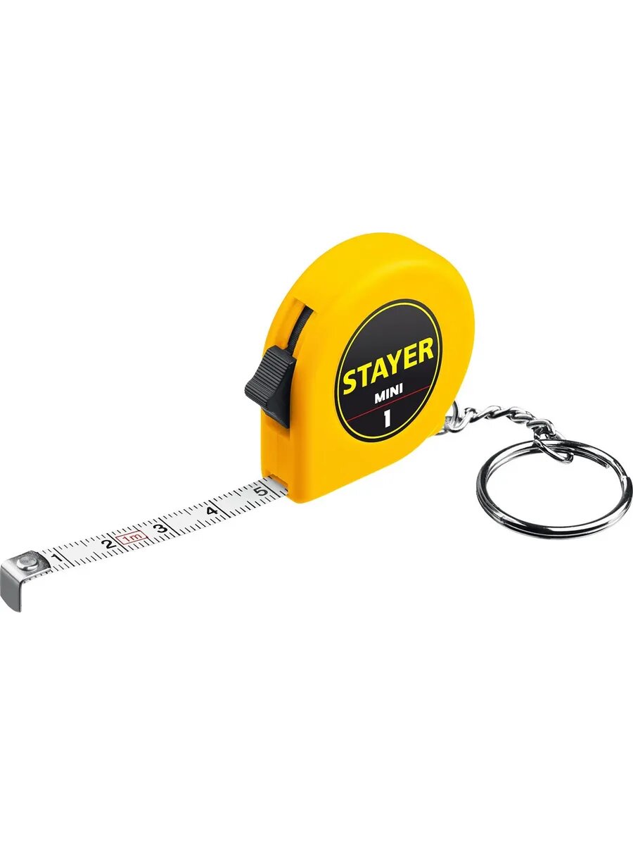 Mini, 1 м х 6 мм, рулетка-брелок (34140-1)