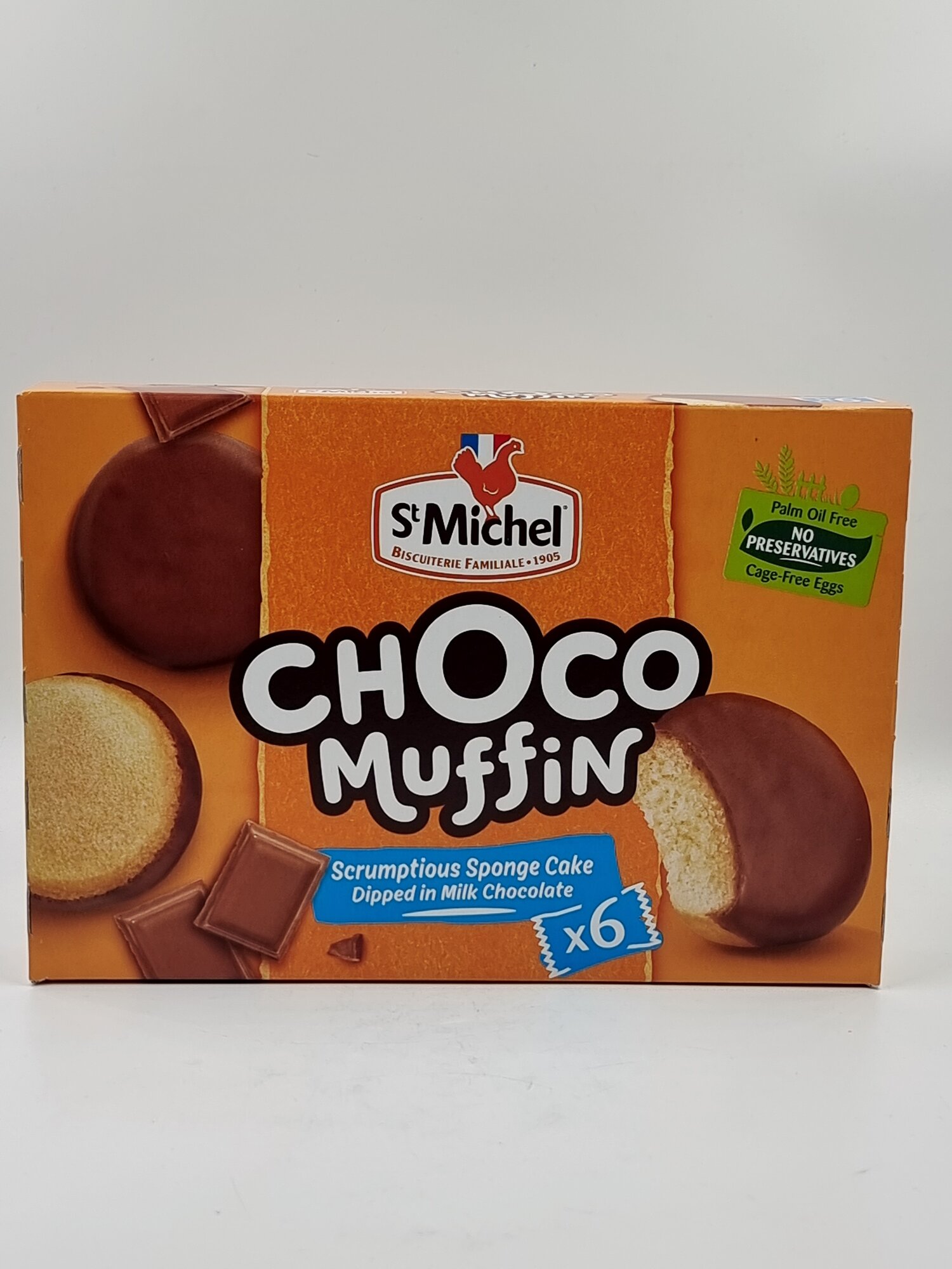 Печенье мягкое StMichel покрытое молочной шоколадной глазурью, 180 г (Франция)