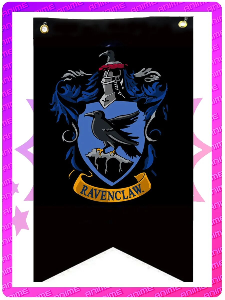 Косплей флаг из кинофильма Гарри Поттер из плотной ткани - Когтевран