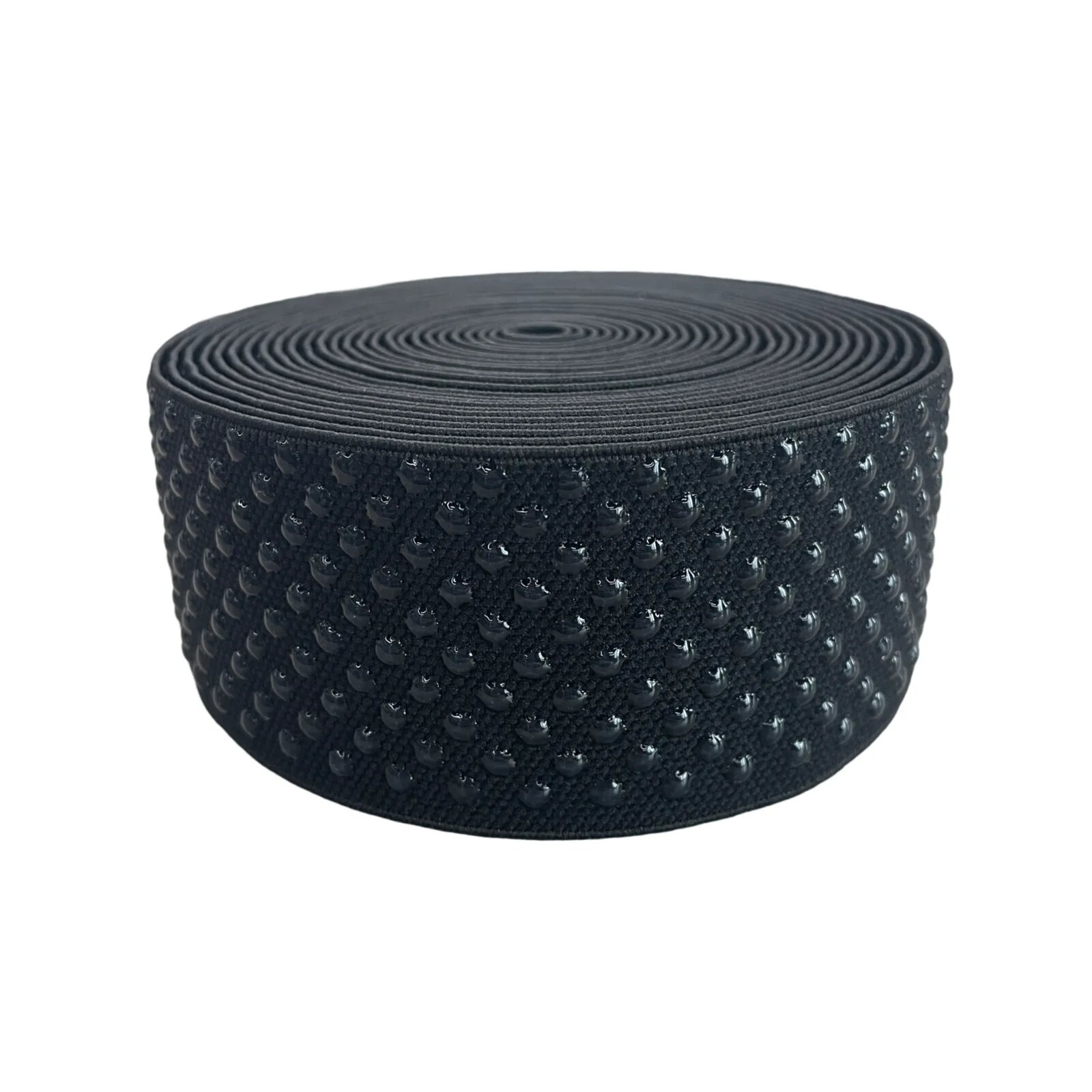 Эластичная силиконовая лента-захват для одежды 2 дюйма Черный, Black