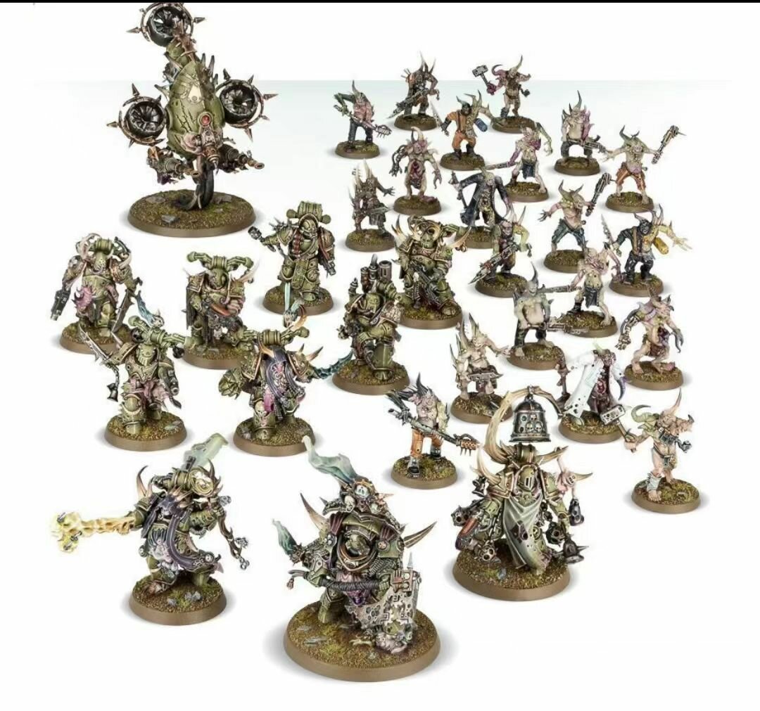 Death Guard / Вархаммер 40к смола / Warhammer 40000 миниатюры