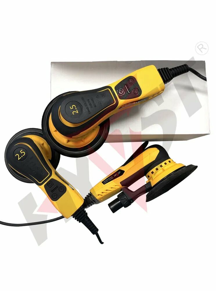Затирочная машинка HYVST ks-02-150-2.5(ход 2.5мм) многофункциональный Электрическая эксцентриковая бесщеточная шлифмашинка