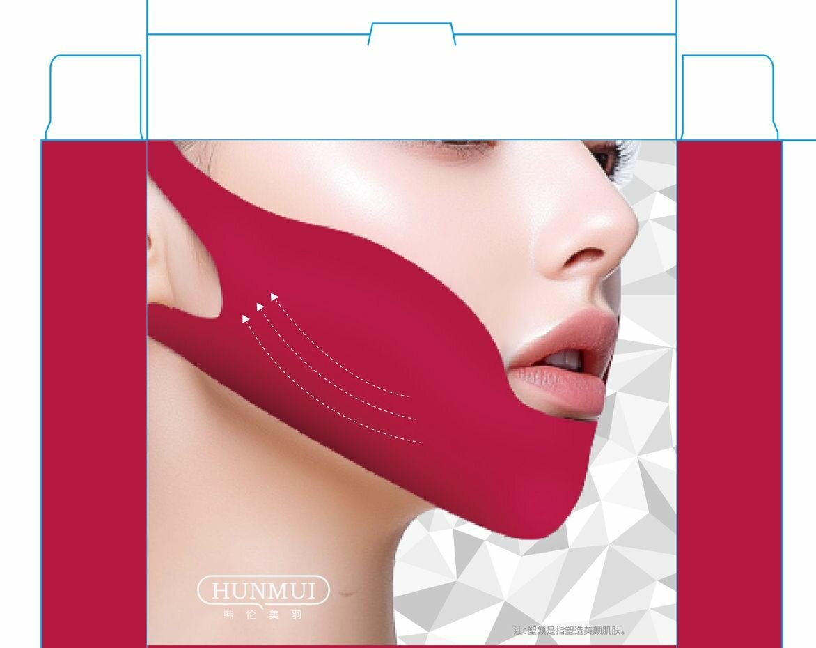 Гелевая маска "LikeMe", для подтяжки и укрепления кожи, для лица