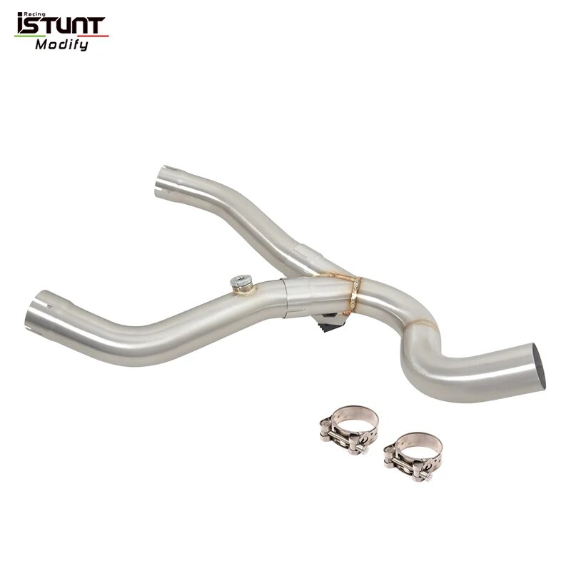 Для BMW R1150GS 1999-2005 R1150R 01-05 R850R 04-07 R 1150 GS ADV R1150 выхлопная труба среднего звена мотоцикла, оригинальный глушитель