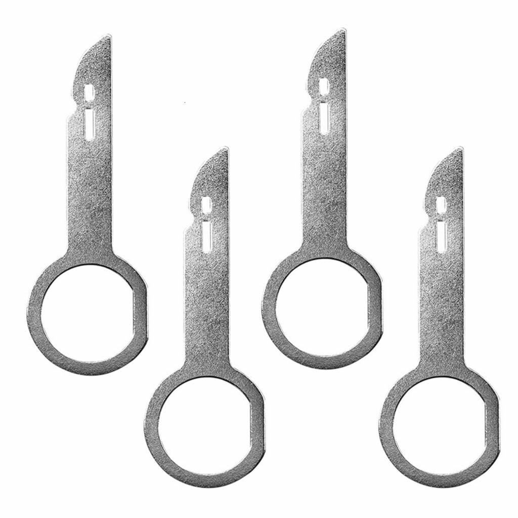 Универсальный ключ для снятия автомагнитолы, 4шт