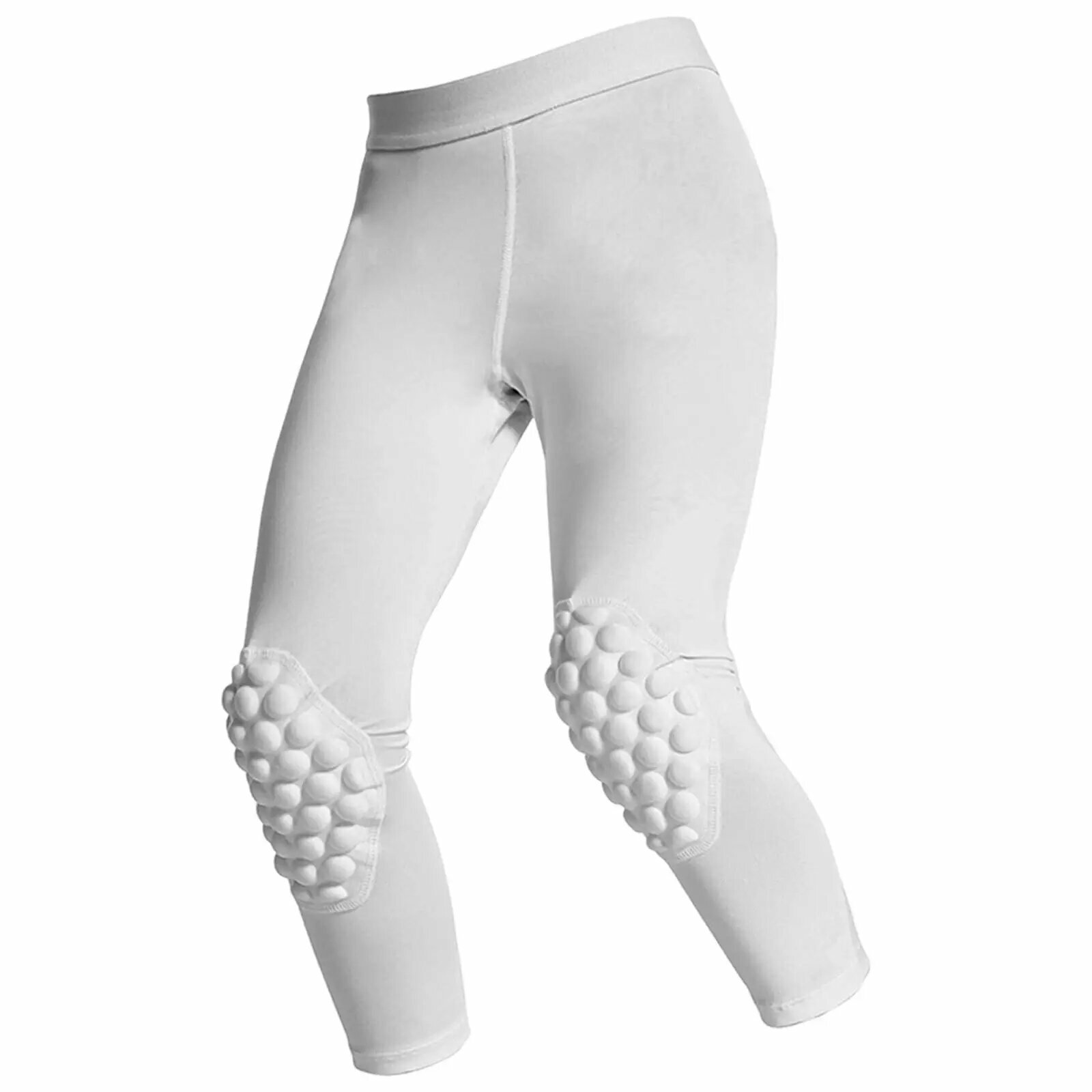 Белые компрессионные спортивные леггинсы Sunnimix White YM