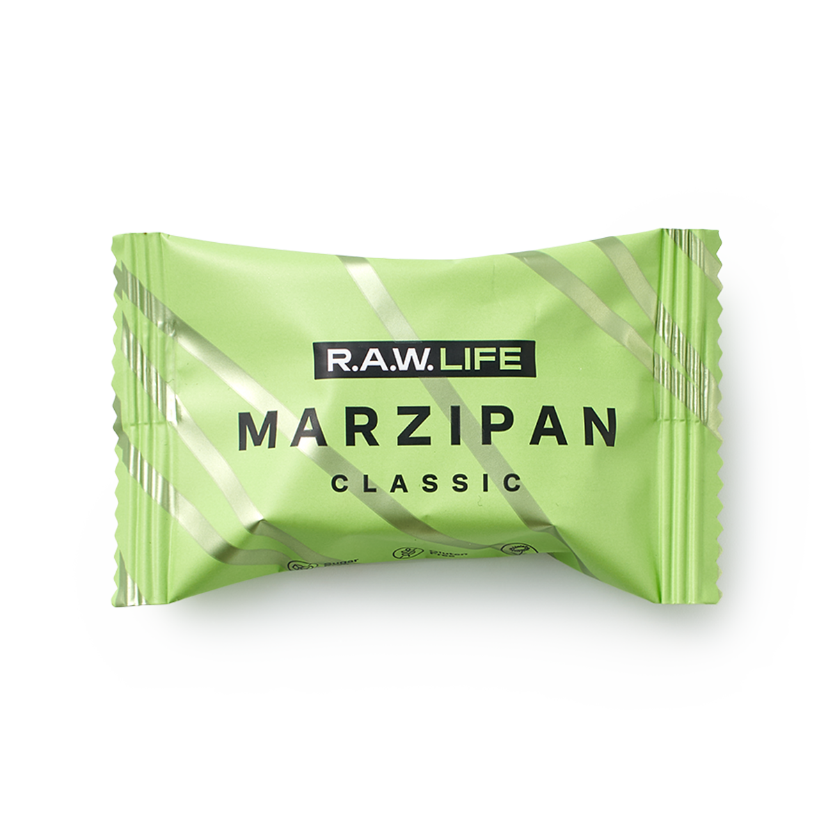 Батончик RawLife Classic, без сахара, миндаль, шоколад, 19 г.