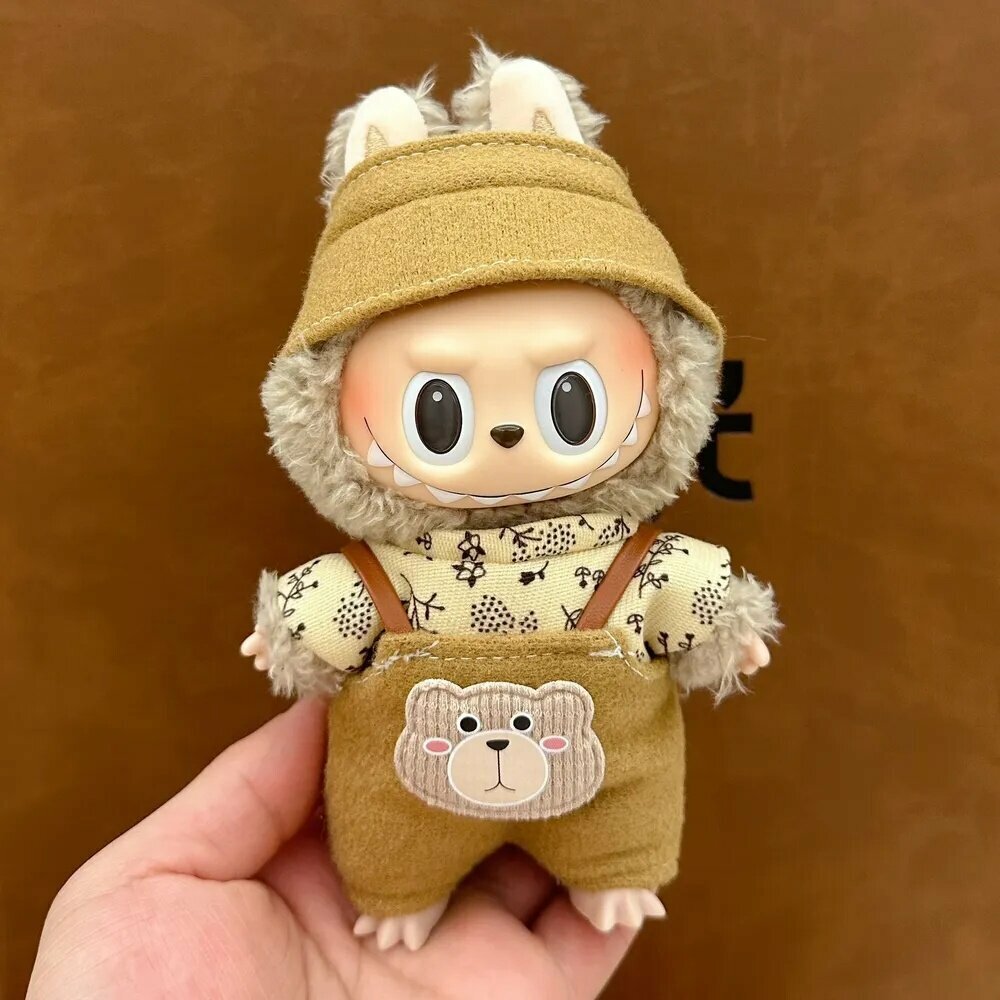 LABUBU кукольная одежда Только одежда, никаких кукол Детские игрушки, 17 см