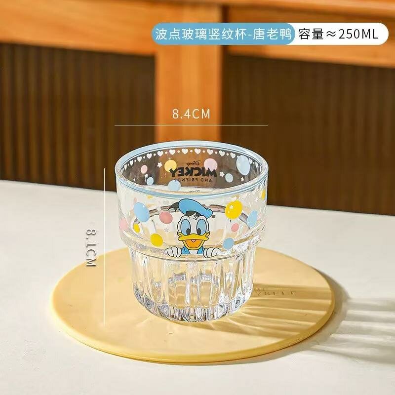 Герметичная миска с изображением персонажа мультфильма Диснея Микки Мауса для свежего хранения, подогреваемая в микроволновой печи, для студентов, стеклянная суповая чашка, фруктовый обед