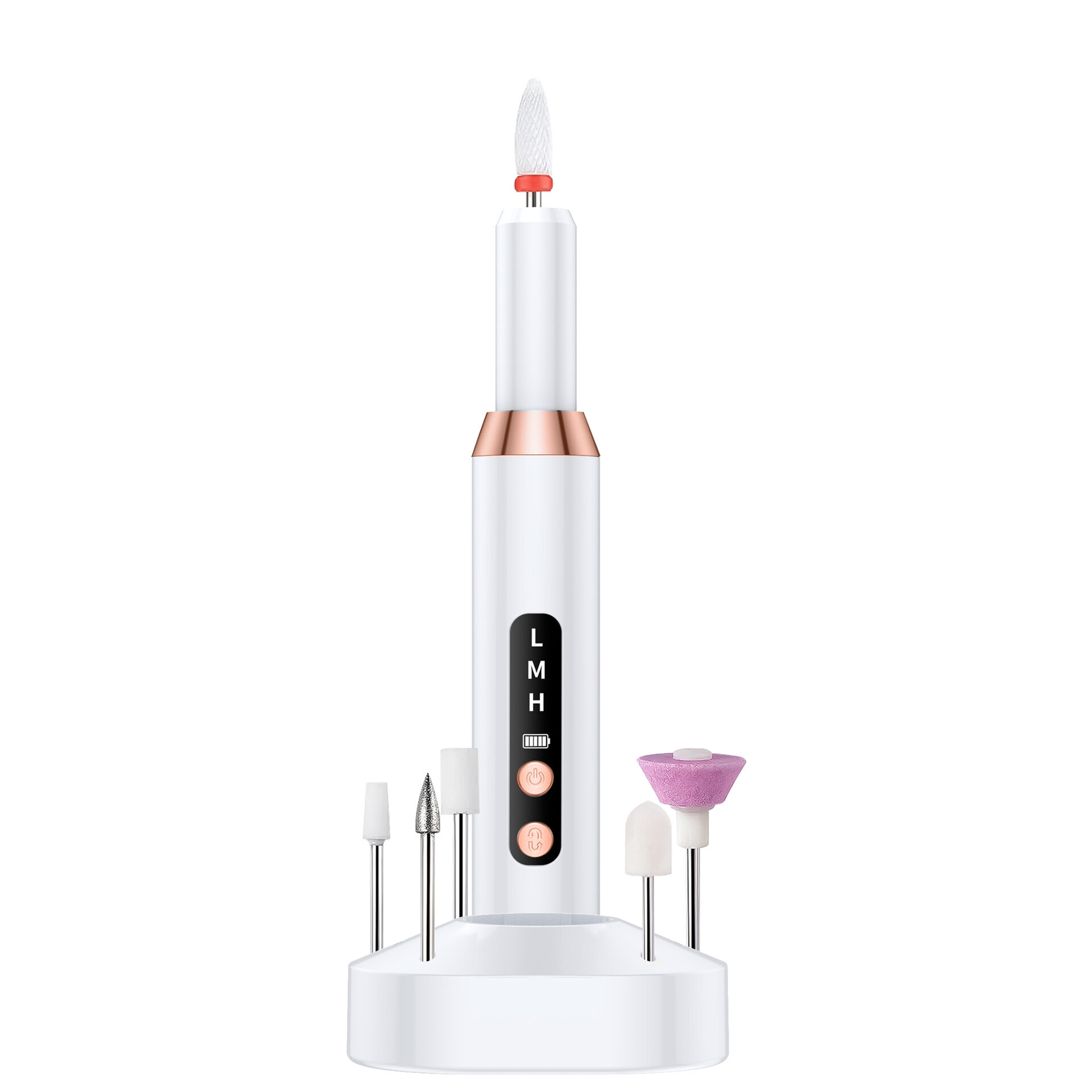 Портативный электрический маникюрный аппарат для ногтей, набор инструментов для ногтей, зарядная машина для ногтей