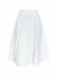 Юбка MOSCHINO Flared skirt, размер 38, white