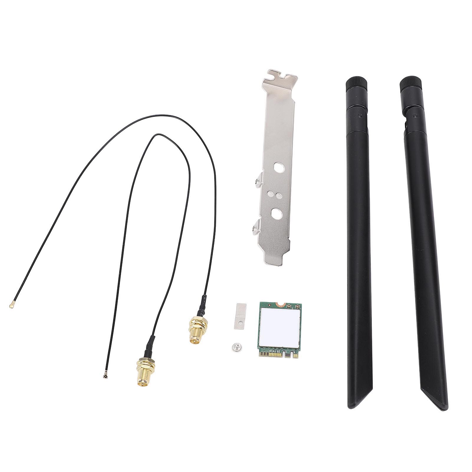 8265NGW AC M.2 WiFi-карта, двухдиапазонный беспроводной адаптер 1200 Мбит/с, 2,4 ГГц, 5 ГГц, с внешней антенной и защитой от сигнала