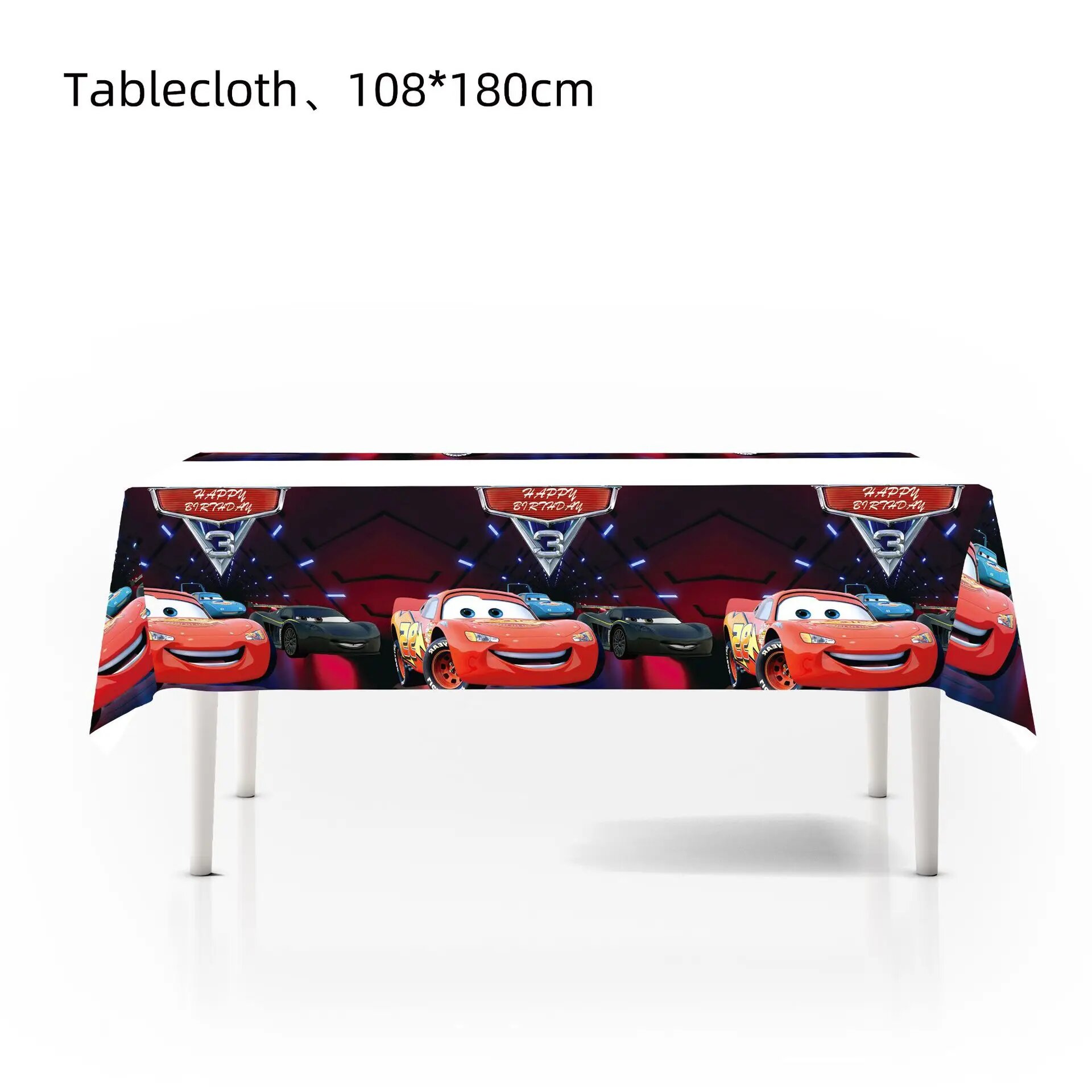 Тканевая скатерть Cars 108*180 см