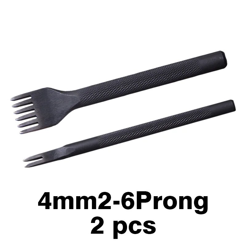 Дырокол для кожи 4mm 2-6 Prong (2шт)