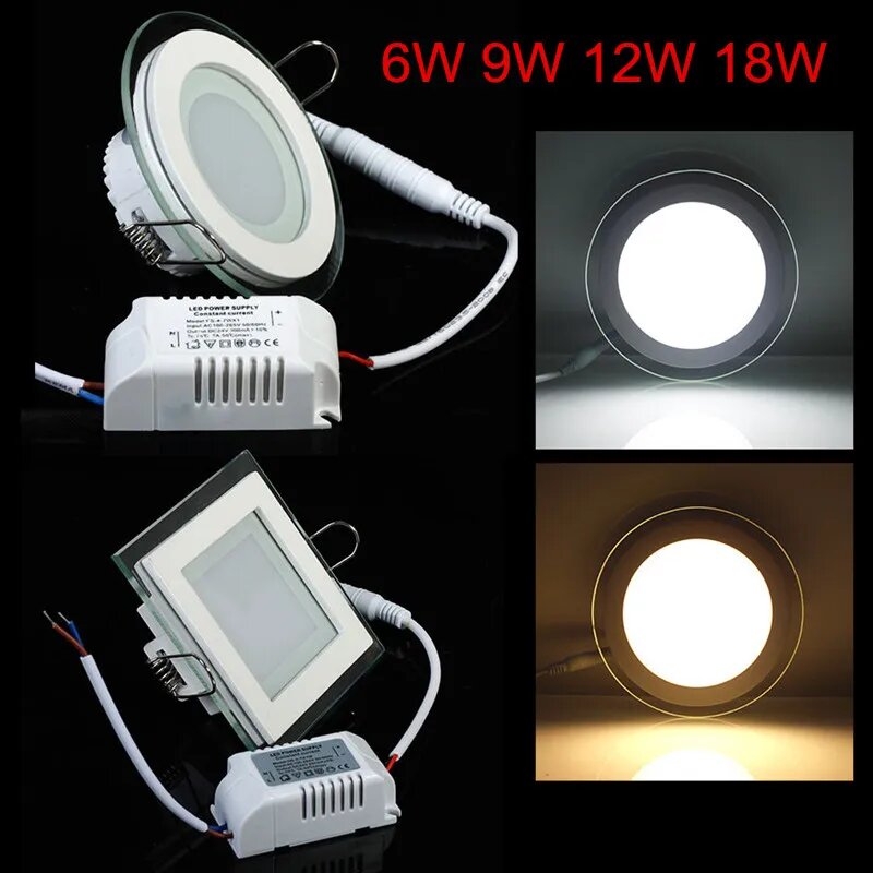 SEACAT Светодиодная панель 6W 9W 12W 18W
